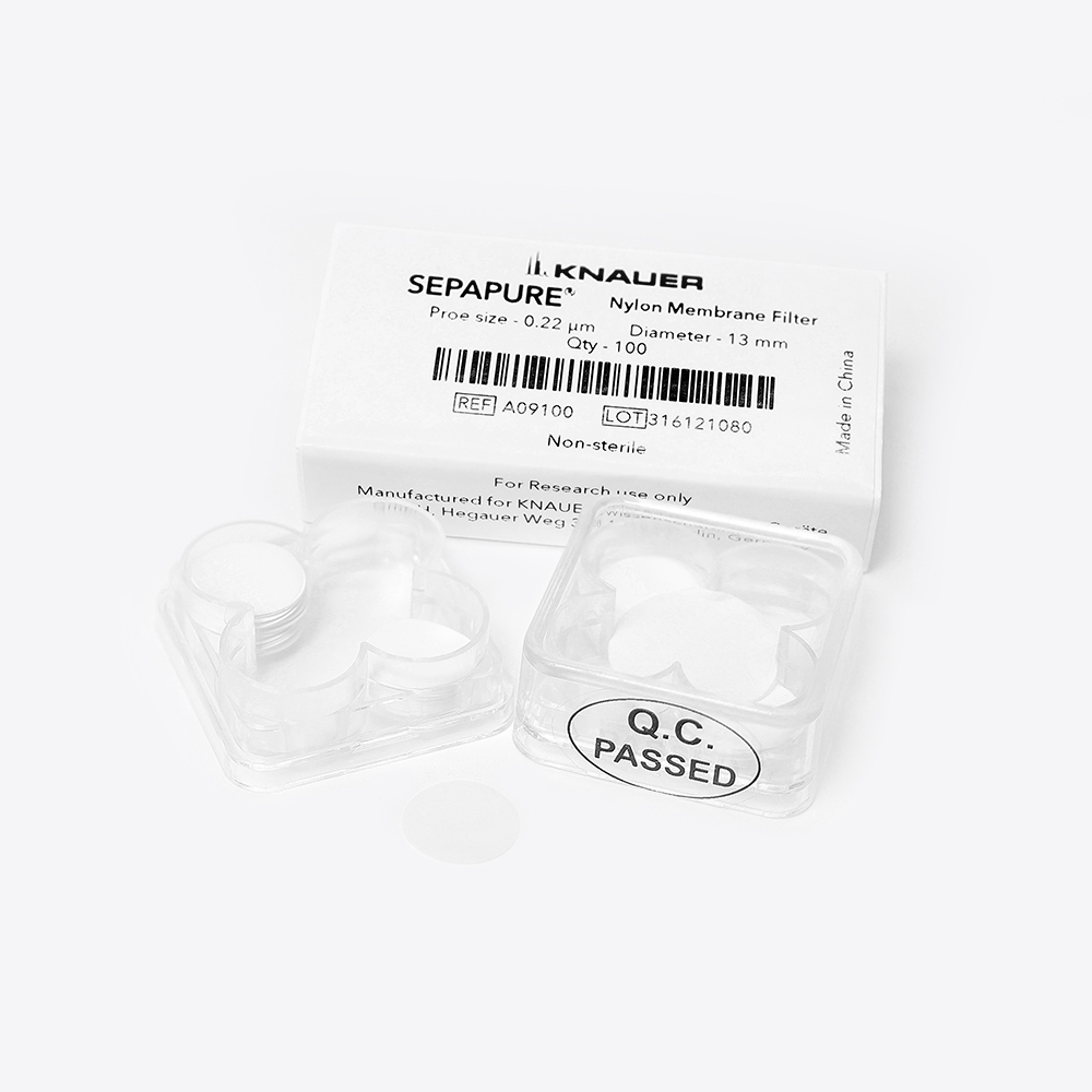 Sepapure® Membrane Disc Filter Nylon, 0.22 µm, 13 mm, 100 Pcs | KNAUER ...